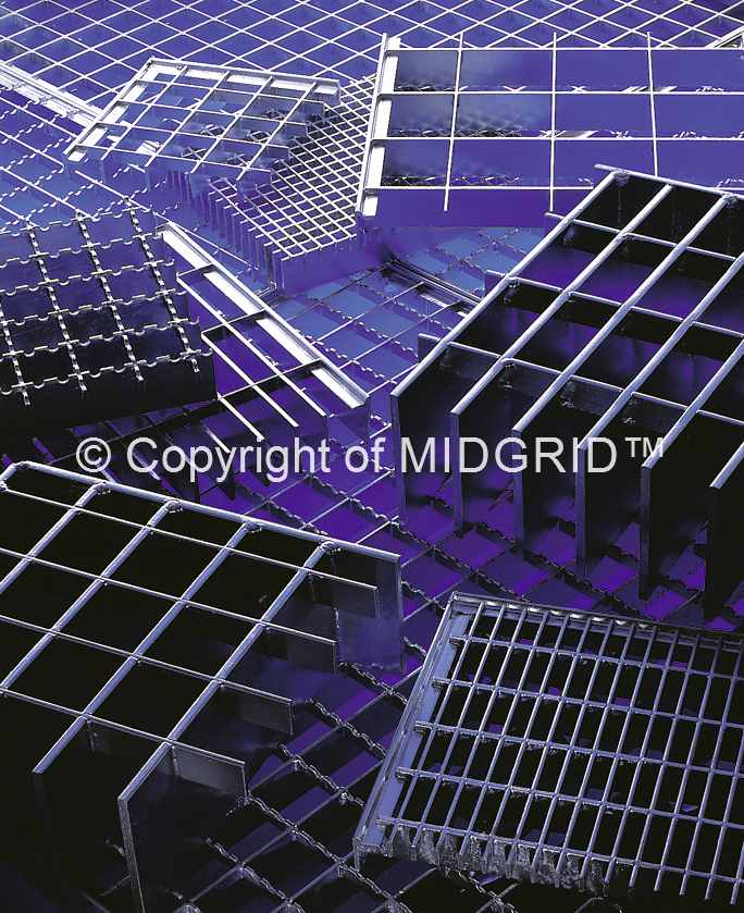 Steel Gratings and Flooring Panels Open Mesh in Mild Steel and Stainless
