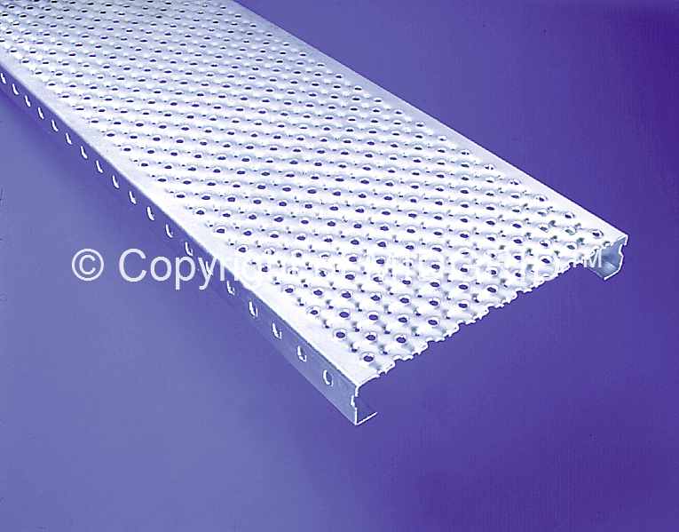 Perforated Round Hole Punched type Planking Q Grating in Mild Steel and ...